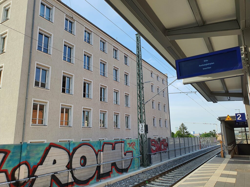 Tren istasyonu Dresden-Plauen, Dresden, foto
