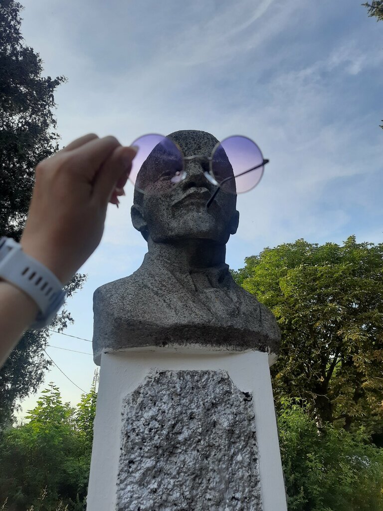 Anıt, heykel Бюст В.И. Ленина, Tulskaya oblastı, foto