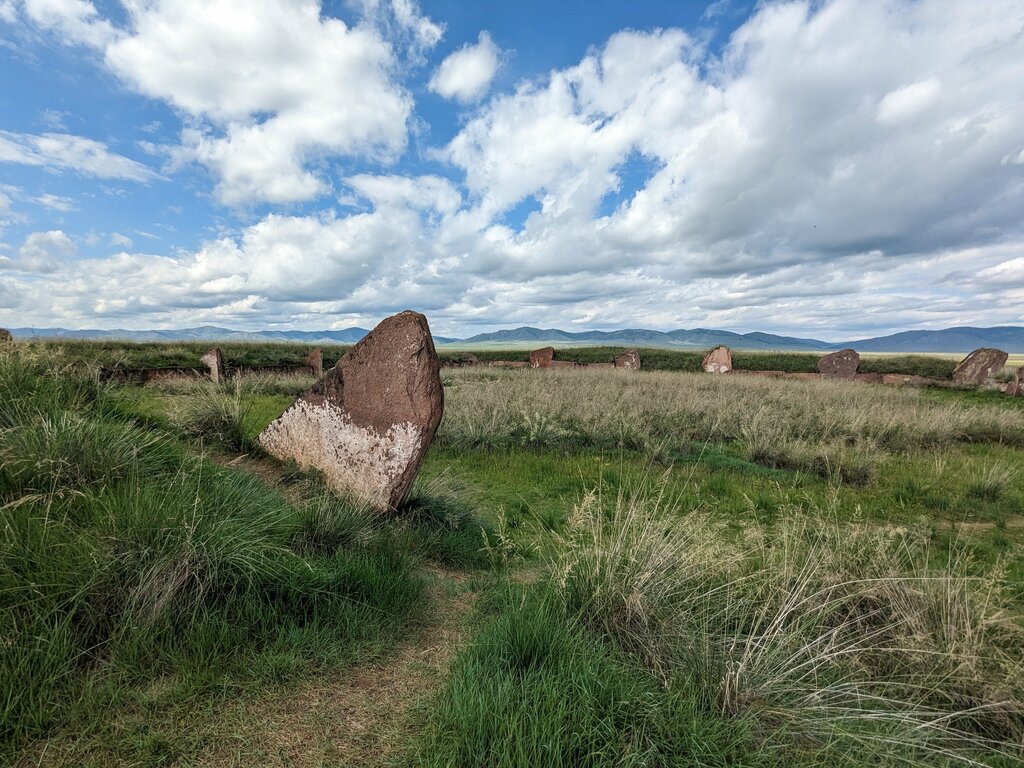 Turistik yerler Малый Салбыкский курган, Hakasya, foto