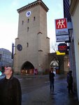 Isartor (Bavaria, Munich, Thierschstraße), tren istasyonu  Münih'ten