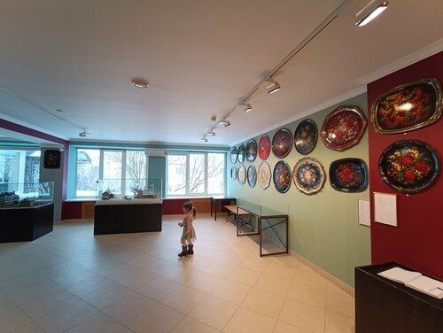 Müzeler ve sanat galerileri Museum of Zhostovo Decorative Painting Factory, Moskova ve Moskovskaya oblastı, foto