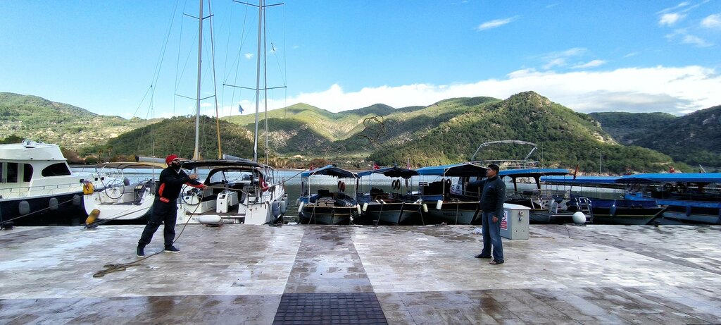 Deniz ve nehir iskeleleri Ekincik Limanı, Köyceğiz, foto