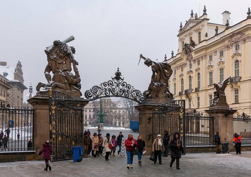 Turistik yerler Matyášova brána, Prag, foto