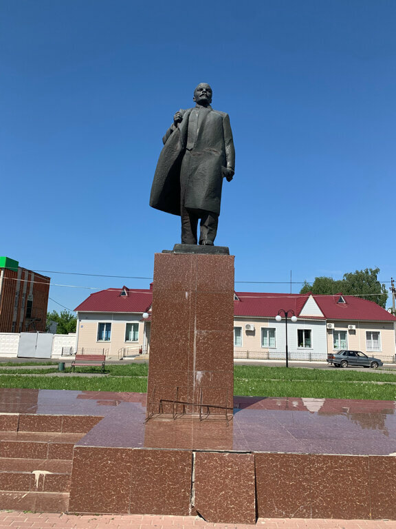 Anıt, heykel В.И. Ленин, Mglin, foto