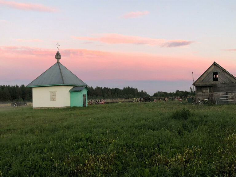 Ortodoks kiliseleri Часовня, Kargopol, foto