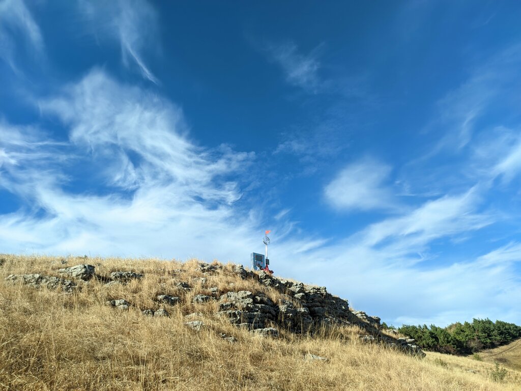 Dağ zirvesi Гора Паша-Тепе 1275 метров, Kırım Cumhuriyeti, foto