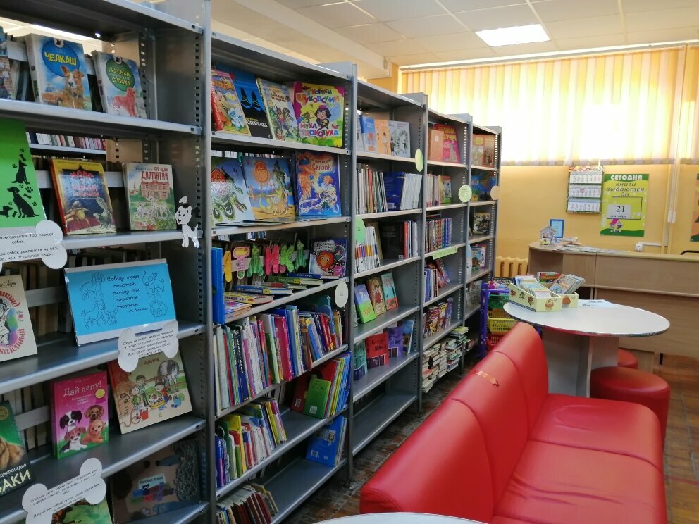 Kütüphaneler Biblioteka № 17 okruga Majskaya gorka, Arhangelsk, foto