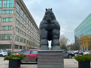 Конь (Moscow, Zapadniy Administrative District, Mozhayskiy District), park, sokak heykeli  Moskova'dan