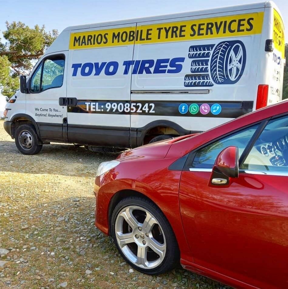 Oto lastik tamiri Marios Mobile Tyre Services, Baf (Paphos), foto