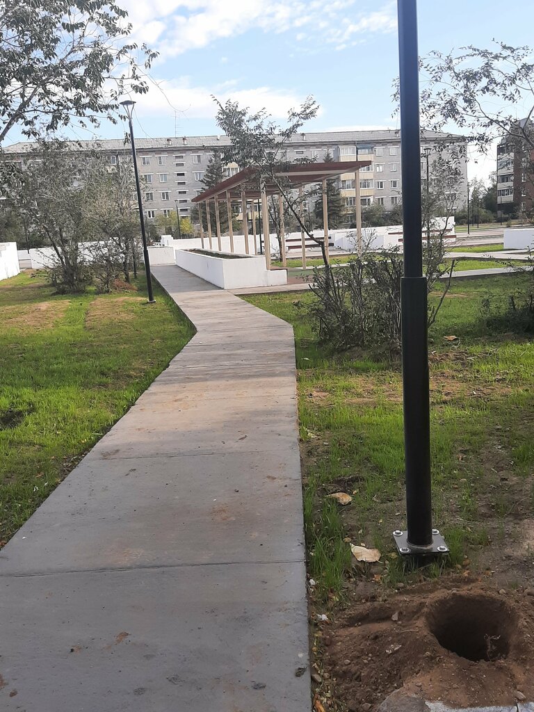 Kültür ve eğlence parkları Яблоневый сквер, Ulan‑Ude, foto