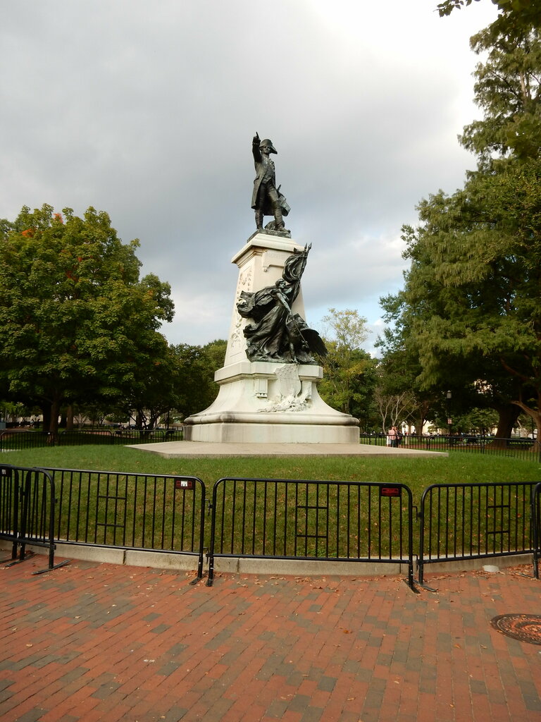 Anıt, heykel Rochambeau Statue, Washington, foto