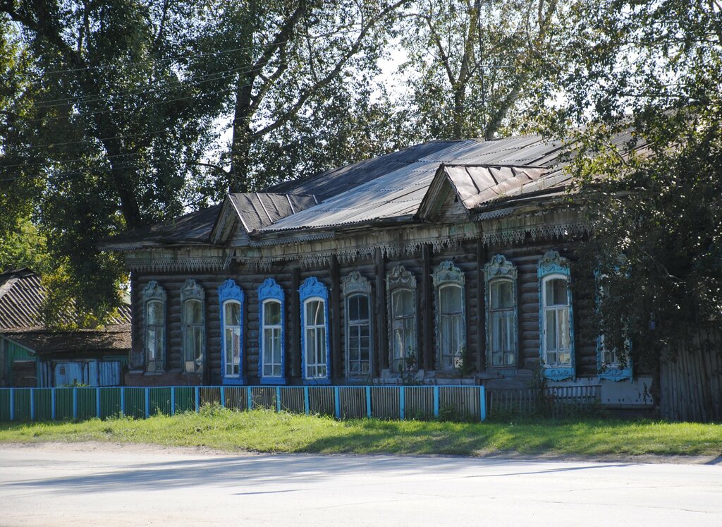 Turistik yerler Дом купцов Култашевых, Novosibirskaya oblastı, foto