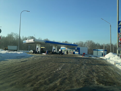 Benzin istasyonu Gazpromneft, Kemerovo, foto