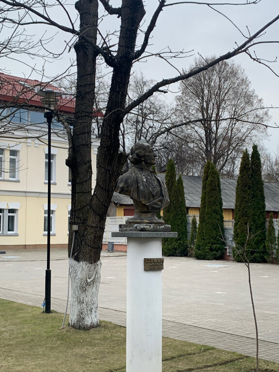 Anıt, heykel А.В. Суворов, Vitebsk, foto