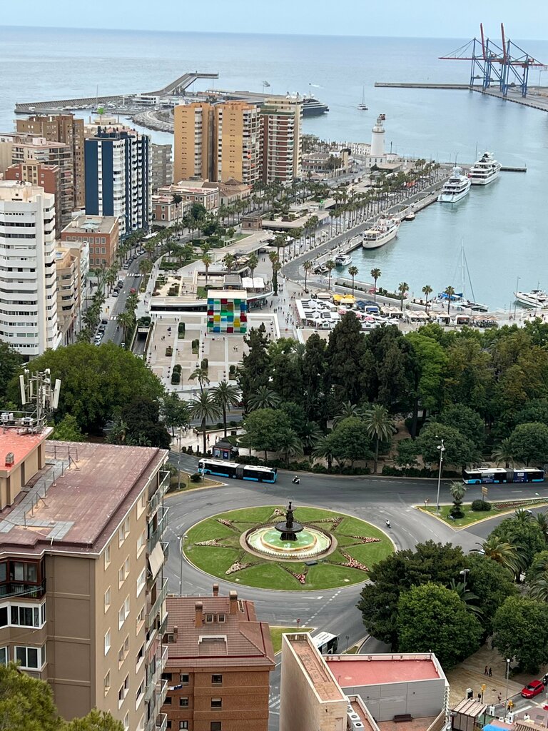 Turistik yerler Alcazaba de Málaga, Malaga, foto