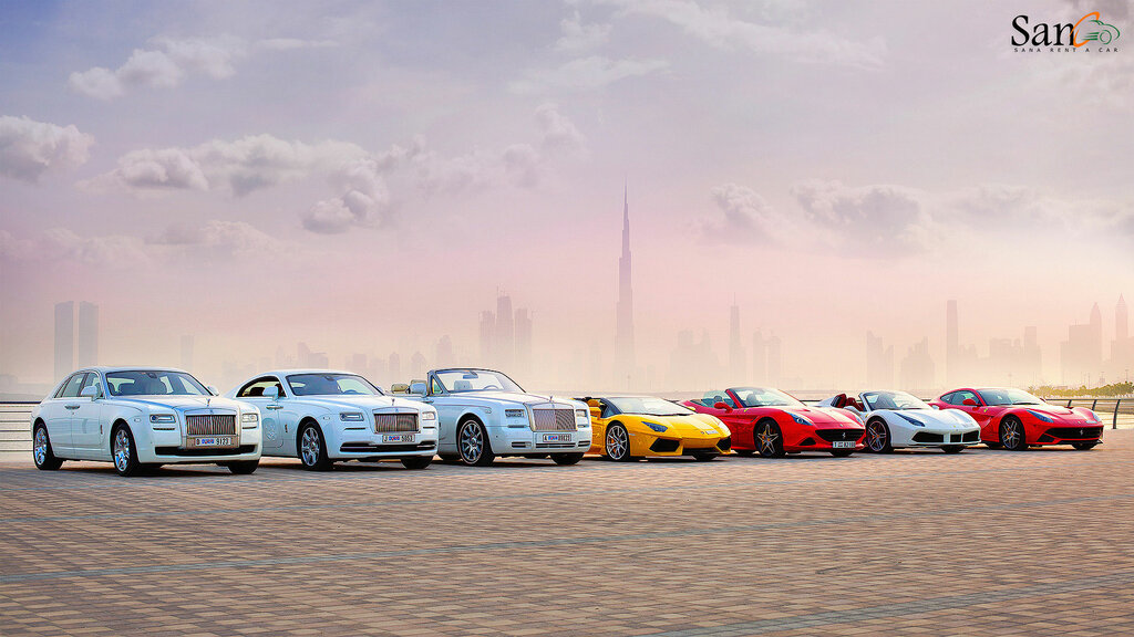 Oto kiralama Sana Rent A Car, Dubai, foto