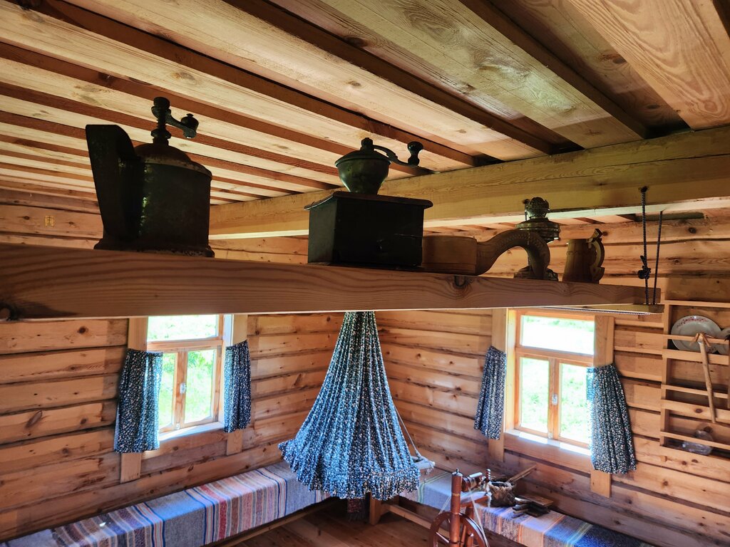 Turistik yerler Карельская изба, Karelya, foto