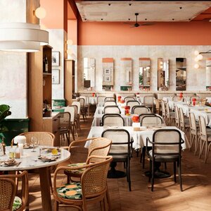 Trattoria Minisyrovarnya (Lenina Street No:12), restoran  Kursk'tan