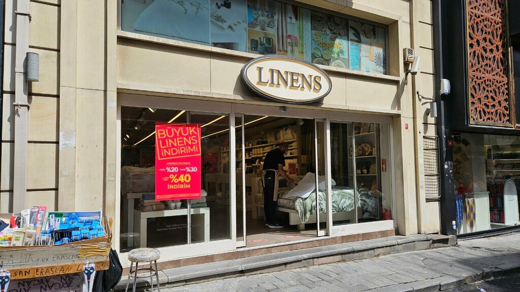 Ev tekstili mağazaları Linens, İstanbul, foto