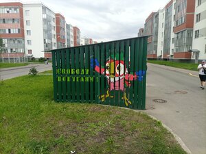 Sokak sanatı Попугай Кеша, Peterhof, foto