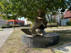 Русалка (Tula Region, City of Bogoroditsk, Pushkinskaya ulitsa), park, sokak heykeli  Bogoroditsk'ten