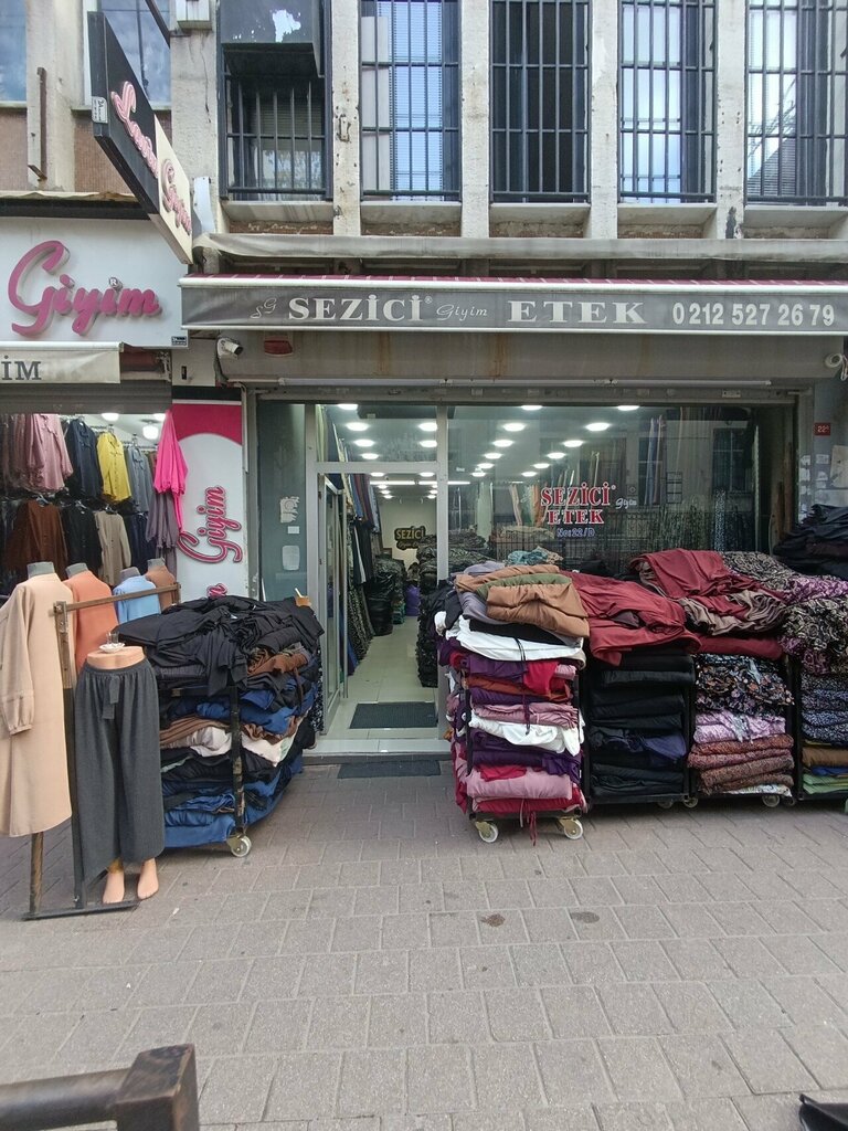 Giyim mağazası Sezici Giyim Etek, İstanbul, foto