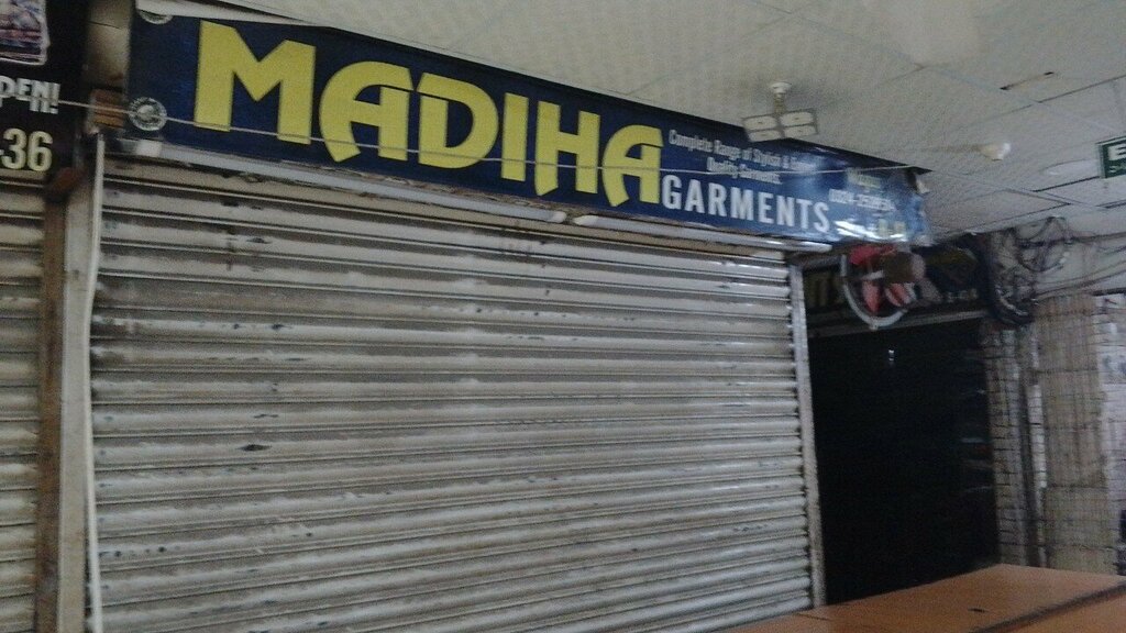 Giyim mağazası Madiha garments, Karaçi, foto