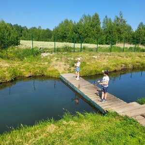 Форелевая ферма (Leningrad Region, Priozerskiy District, Romashkinskoye selskoye poseleniye), çardak  Saint‑Petersburg ve Leningradskaya oblastından