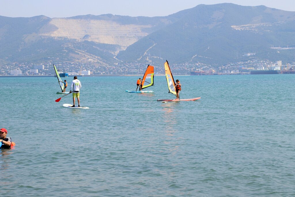 Rüzgar sörfü Nord-Ost, Novorossiysk, foto