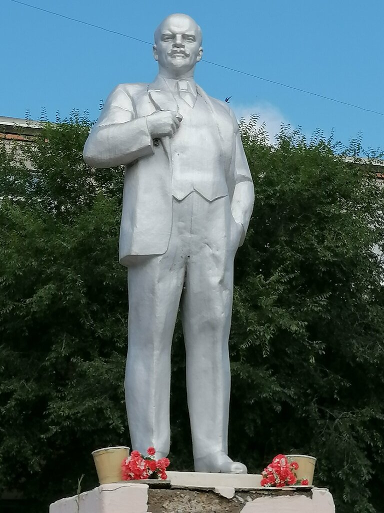 Anıt, heykel В.И. Ленин, Zabaykalski krayı, foto