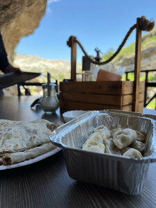 В скале (Republic of Daghestan, Gunibskiy rayon, selskoye poseleniye Salta), kafe  Dağıstan'dan
