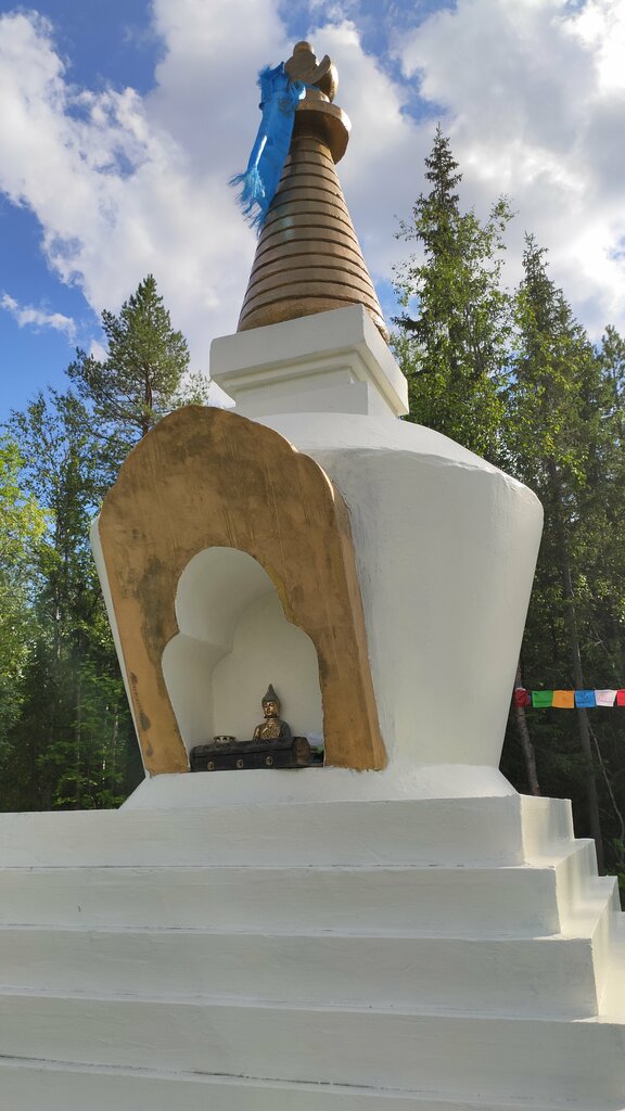Turistik yerler Буддийская ступа, Murmanskaya oblastı, foto