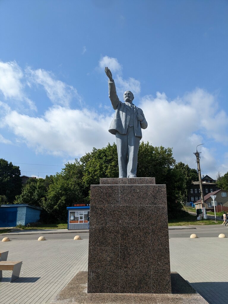 Anıt, heykel В.И. Ленин, Kozmodemyansk, foto