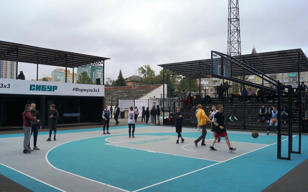 Spor alanı Баскетбольная площадка, Perm, foto