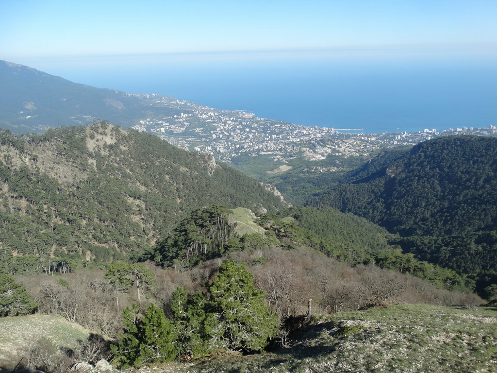Dağ geçidi Перевал Тамиара, Kırım Cumhuriyeti, foto