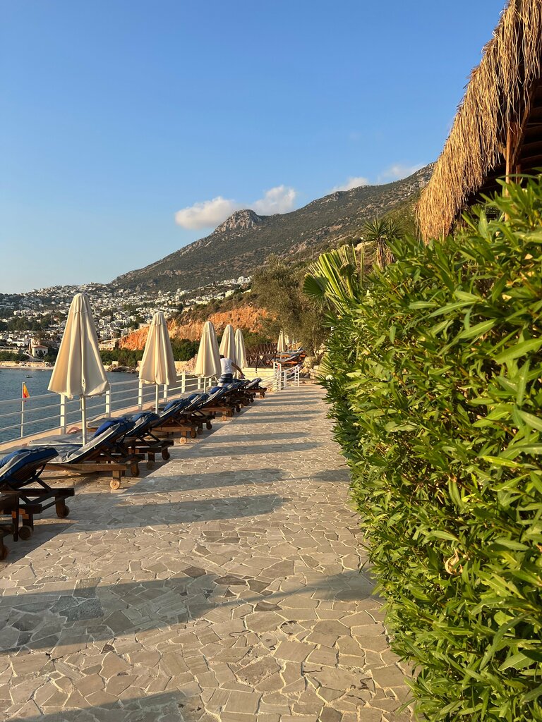 Yüzme havuzları Palm Beach, Kaş, foto