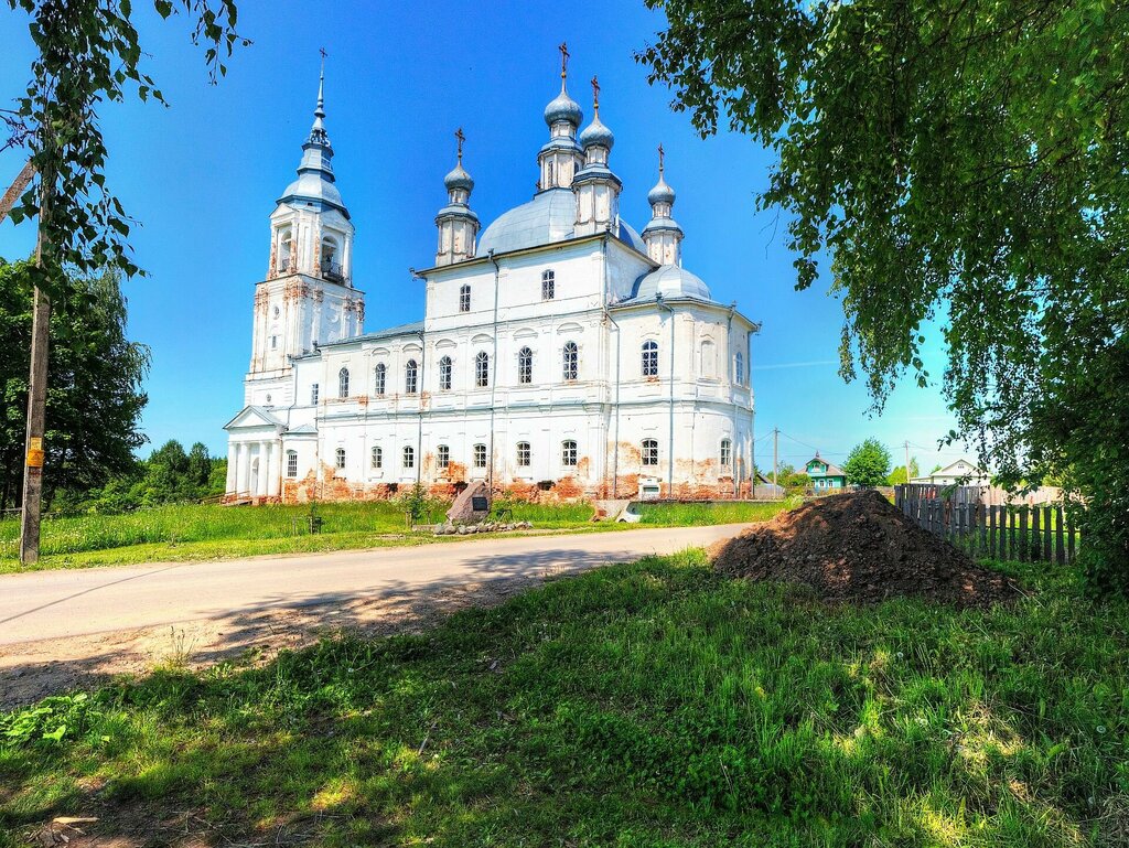 Ortodoks kiliseleri Церковь Архангела Михаила на Бохтюге, Vologodskaya oblastı, foto