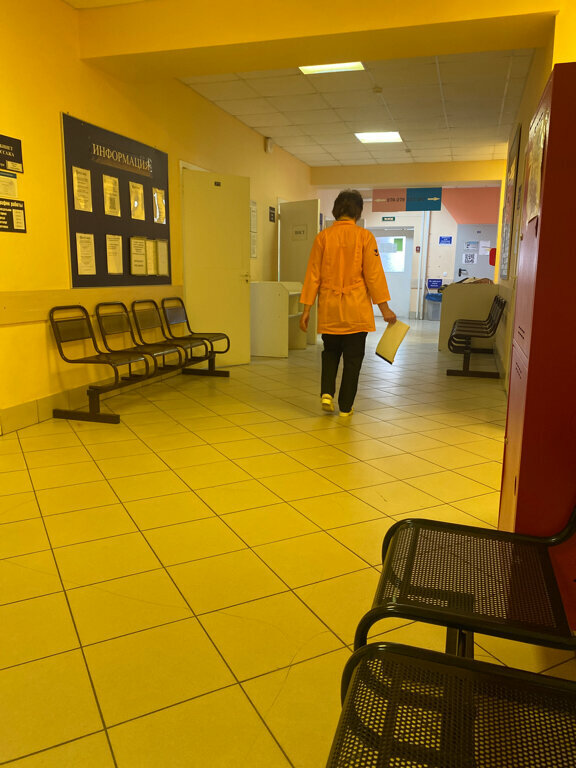 Çocuk poliklinikleri Лодейнопольская больница, детское поликлиническое отделение, Lodeynoe Pole, foto