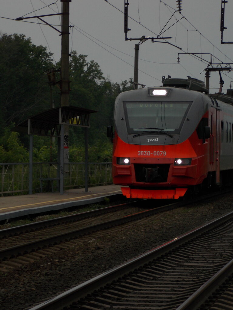 Tren istasyonu 604 km, Voronej, foto