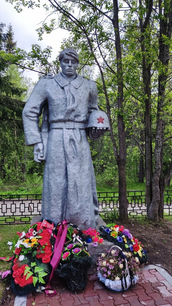 Anıt, heykel Защитникам Советского Заполярья, Kovdor, foto