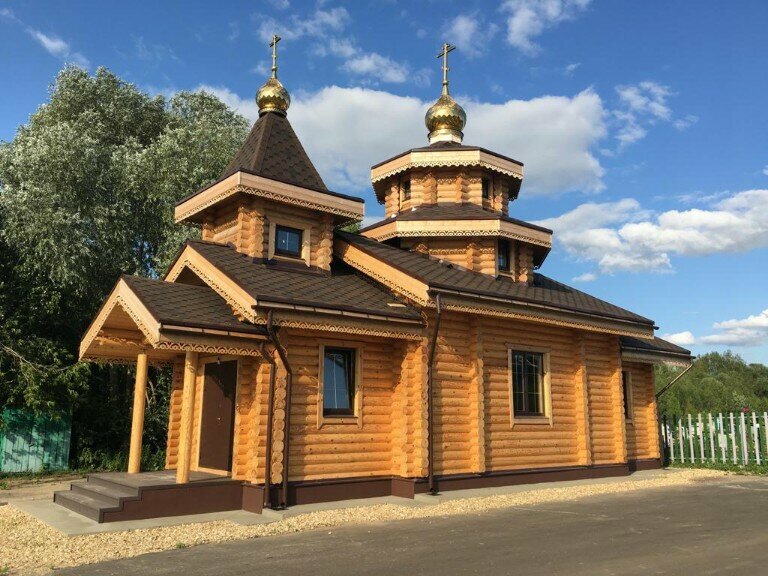 Ortodoks kiliseleri Храм в честь благоверных князей-мучеников Бориса и Глеба, Nijegorodskaya oblastı, foto