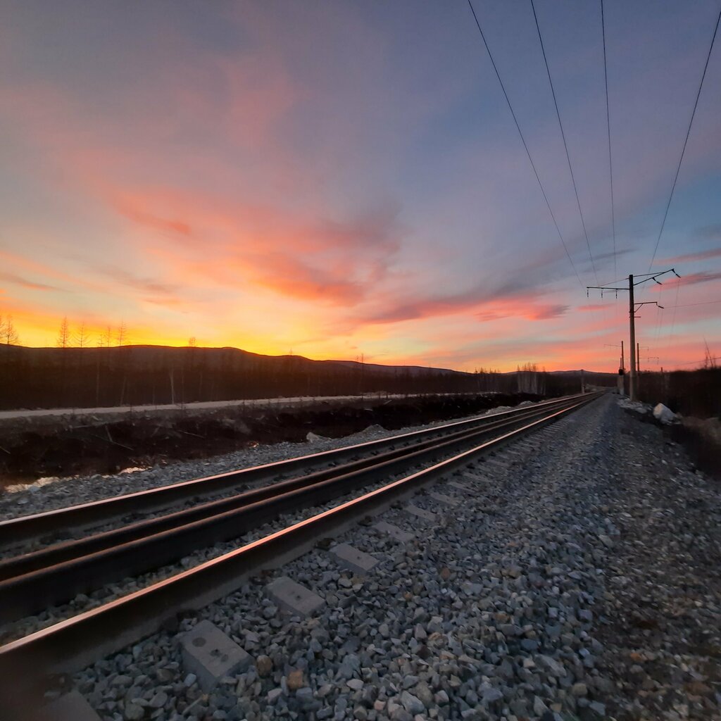Tren istasyonu разъезд Шугара, Habarovski krayı, foto