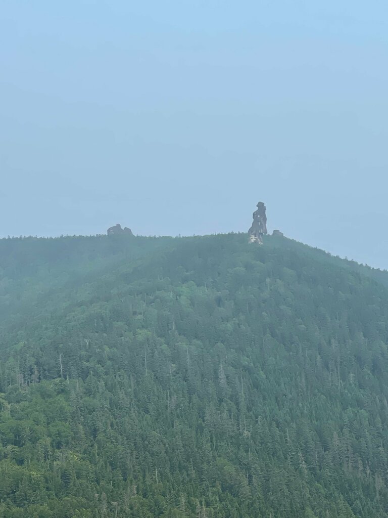 Dağ zirvesi Гора Адзи 772 метра, Habarovski krayı, foto