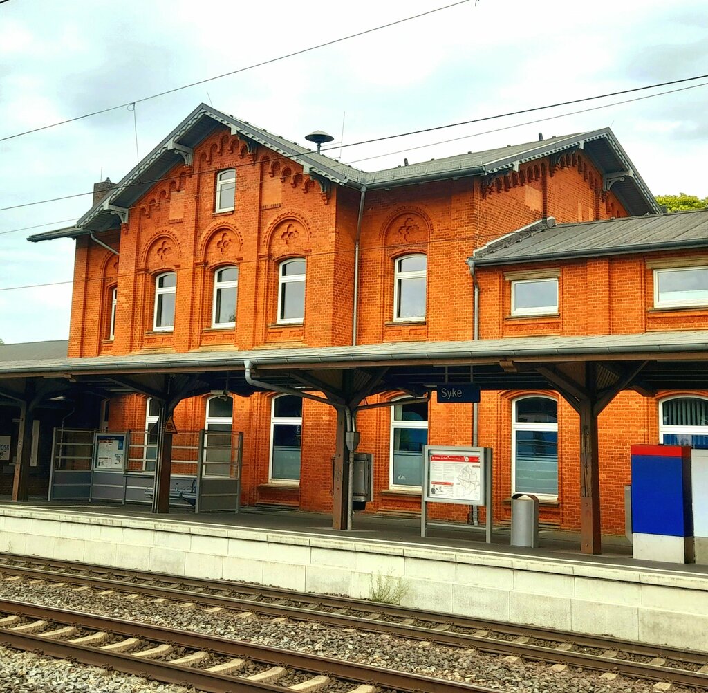 Tren istasyonu Barnstorf (bei Hannover), Aşağı Saksonya, foto