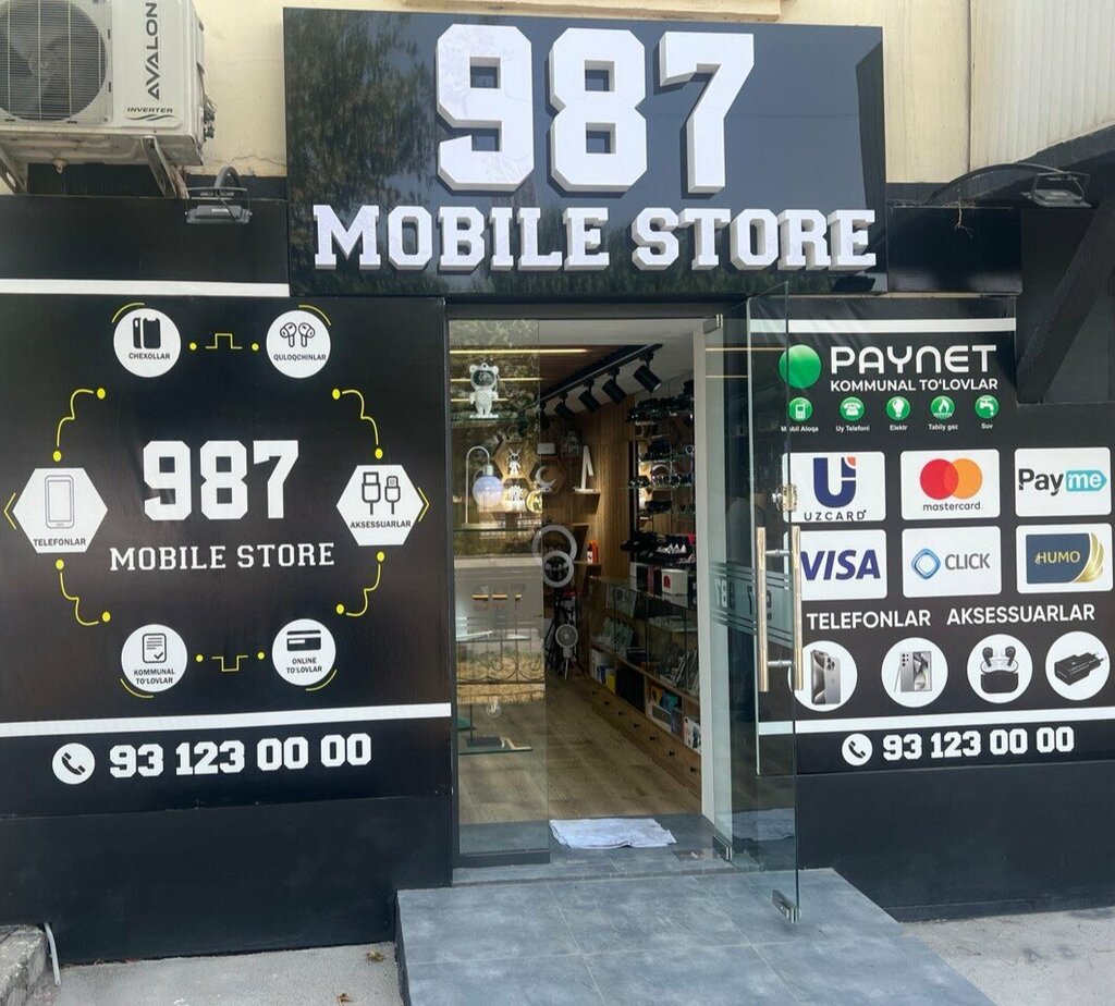 Cep telefonu ve aksesuarları satış mağazaları 987 Mobile Store, Kokand, foto