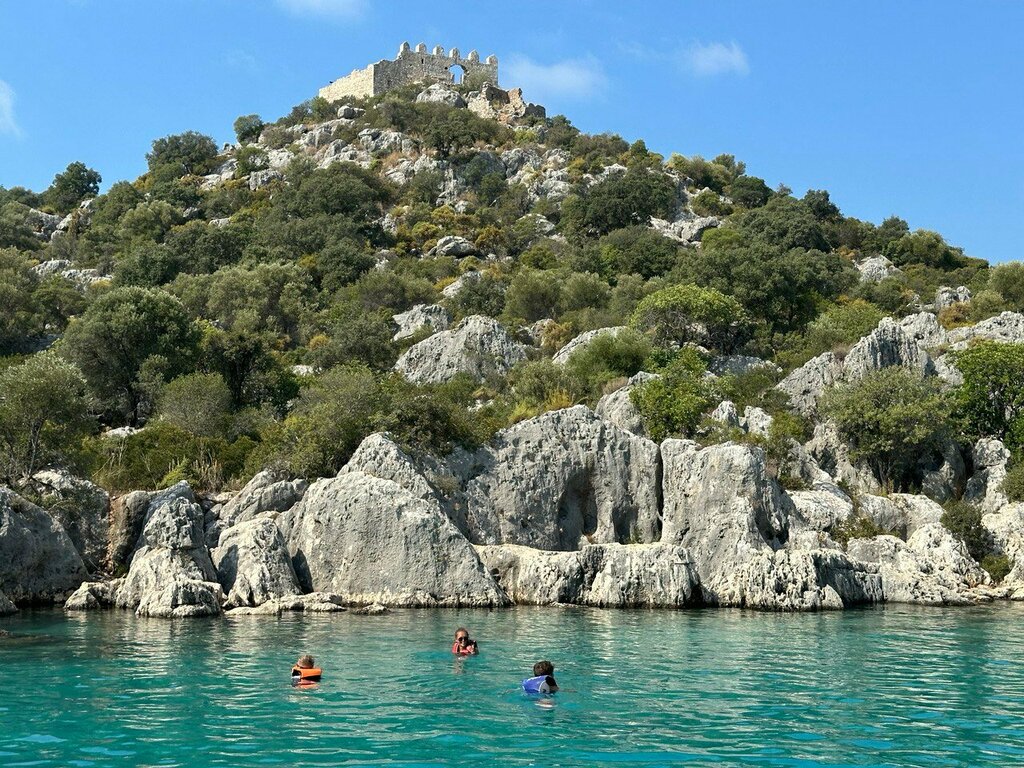 Turistik yerler Roma Kalesinin Kalıntıları, Demre, foto