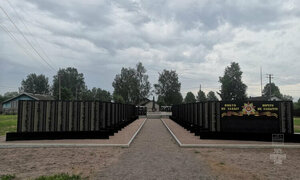 Мемориал Великой Отечественной войны (Ryazan Region, Putyatinskiy munitsipalny okrug, posyolok Novaya Derevnya, Tsentralnaya ulitsa), anıt, heykel  Riazanskaya oblastından