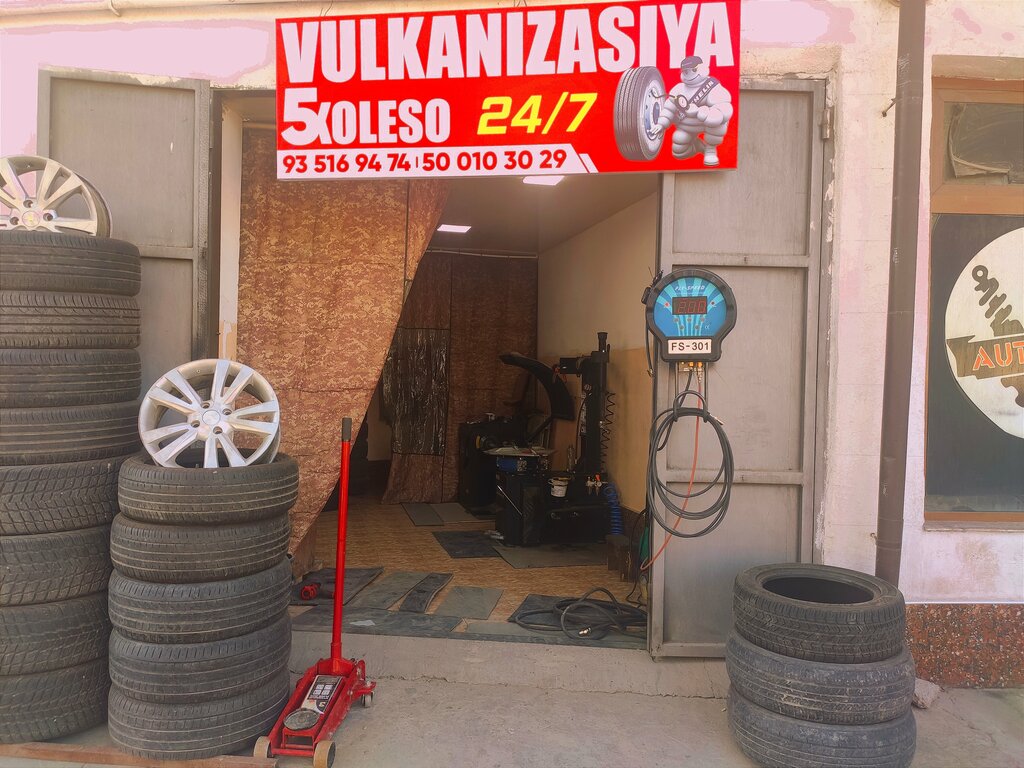 Oto lastik tamiri 5Koleso, Taşkent, foto
