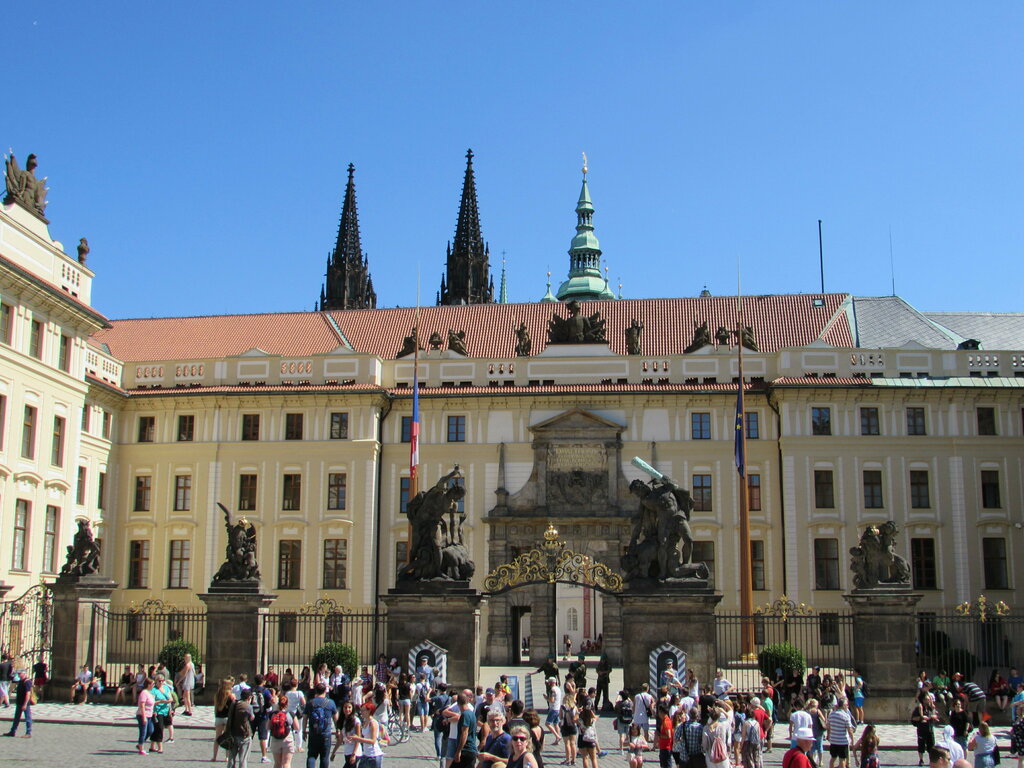 Turistik yerler Matyášova brána, Prag, foto