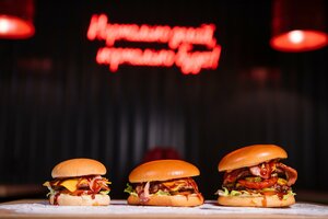 Burger size (Varvarskaya Street No:4), fast food  Nijni Novgorod'dan